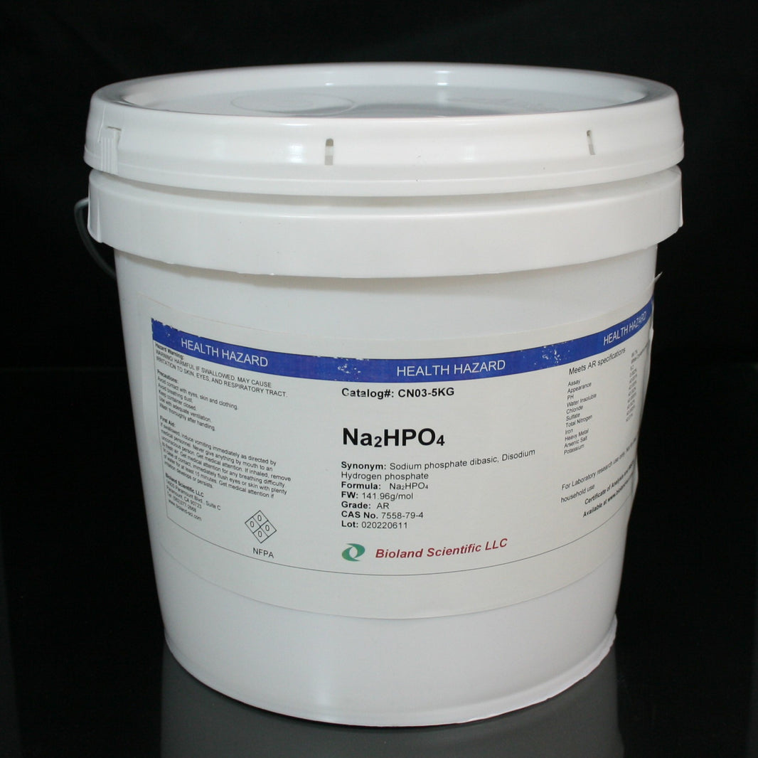 Sodium Phosphate Dibasic (Na2HPO4, 5 kg) – Bioland Scientific LLC