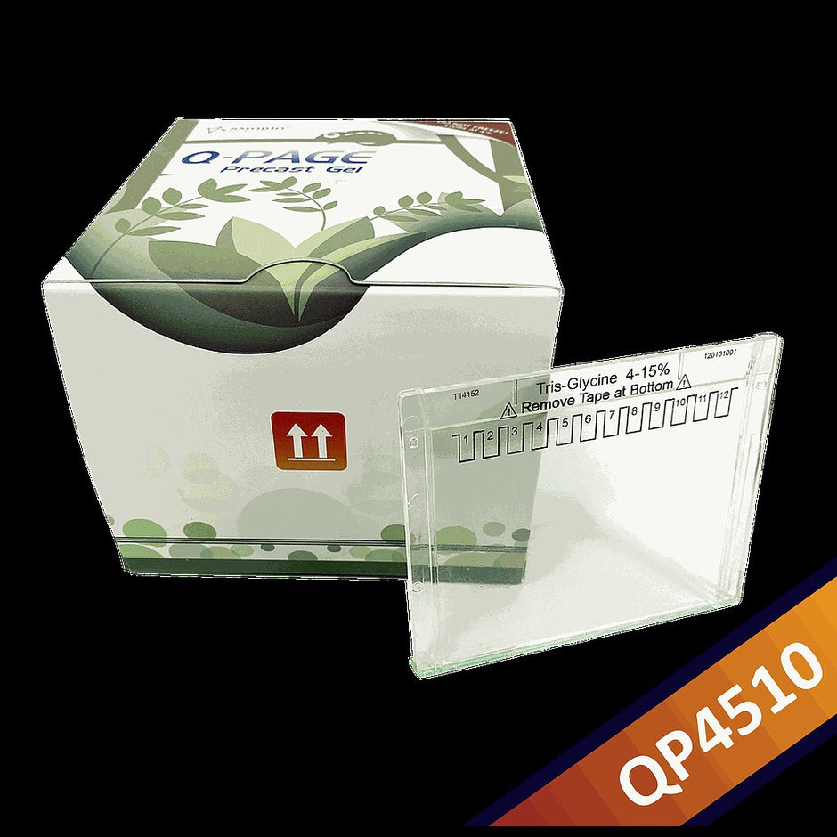 Tris-Glycine Precast Gels, 4-15%,12 well, Fit Bio-Rad System (10 Couny ...